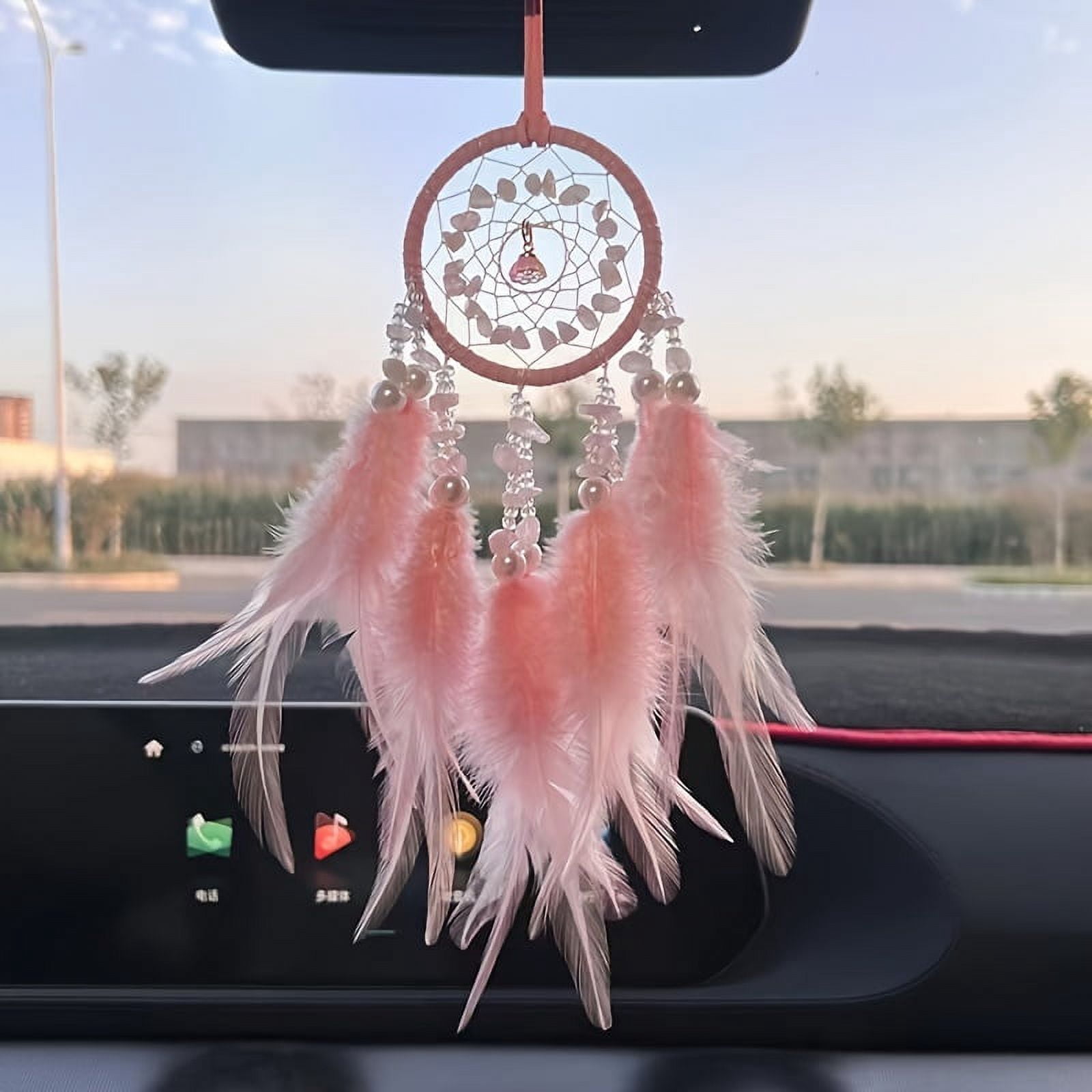 High Grade Crystal Stone Car Pendant, Dainty Car Interior Hanging ...