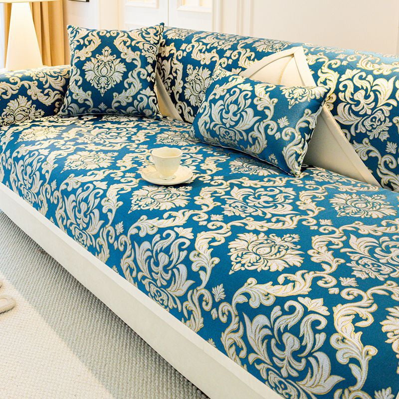 High-Grade Fabric Sofa Cover Cloth, Floral Sofa Cover, Anti Dirt ...