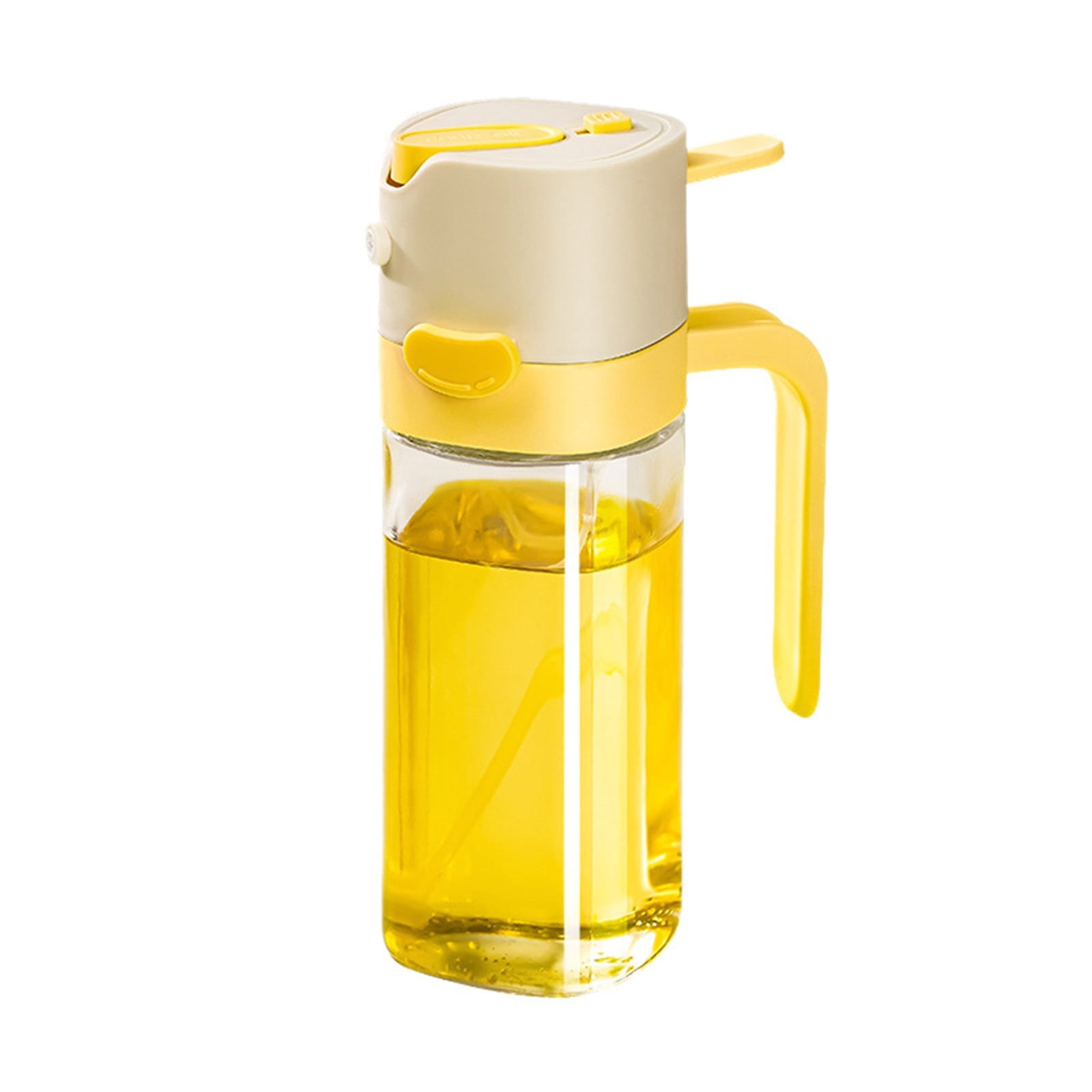 High Grade Glass Olive Oil Dispenser Bottle 500ml Function Spray & Pour ...