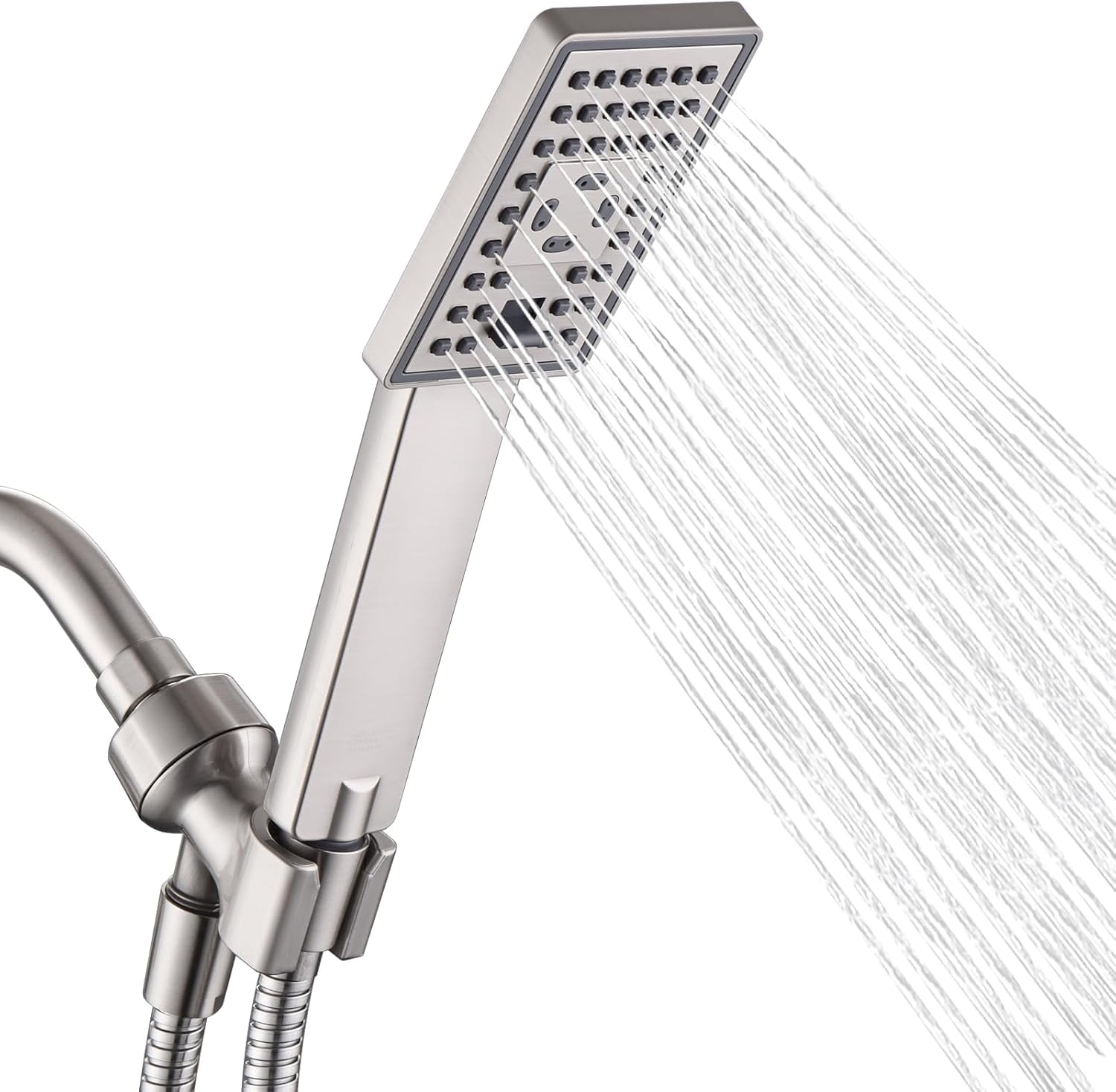 High Handheld Shower Set, High Hand Held Showerhead with 60" Long ...