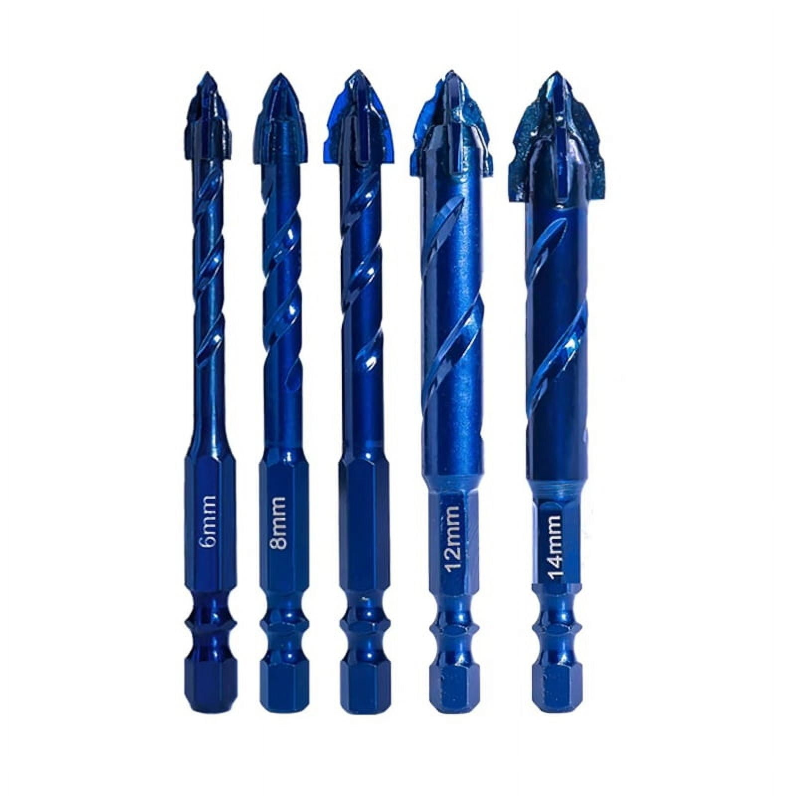 High Hardness Eccentric Drill Precision Drilling 6/8/10/12/14mm Glass Tile Ceramic Punching Rock ...