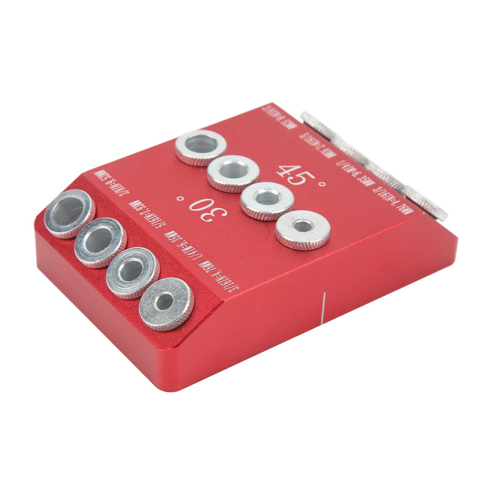 High Hardness Pocket Hole Jig Kit 30/45/90 Degree - Durable Red Drill ...