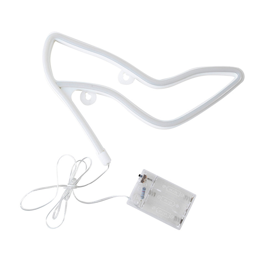 High Heel Neon Signs Special LED Night Light Wall Decor Battery Powered ...