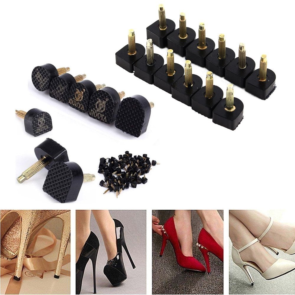 High Heel Shoe Repair Kit, 60PCS/30 Pairs, Stiletto Heel Caps, 5 Sizes ...