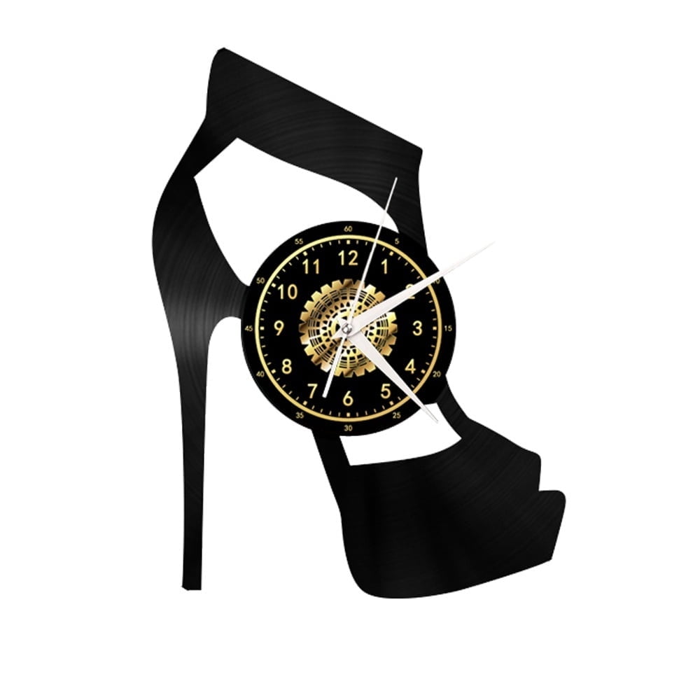 High Heel Shoes Vinyl Record Wall Clock Gifts for Holiday ,Handmade 12 ...