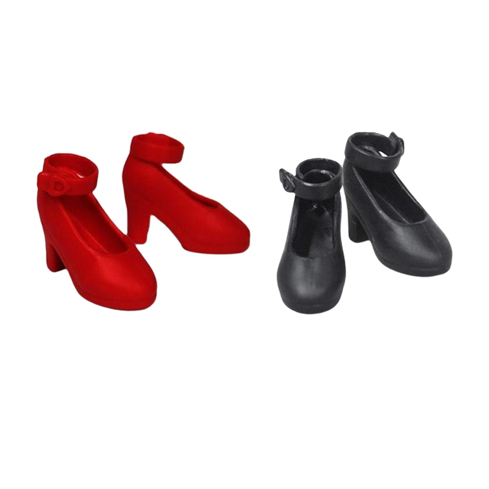 High Heeled Shoes for 1/6 11.5" BJD Girl Miniature Shoes Accs Fashion ...