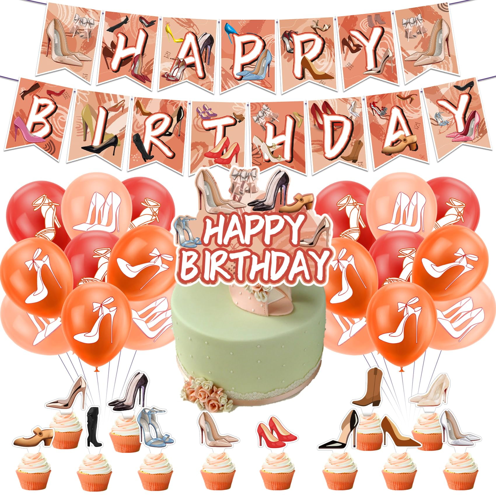 High Heels Birthday Party Decorations High KKS1 Heel Party Supplies ...