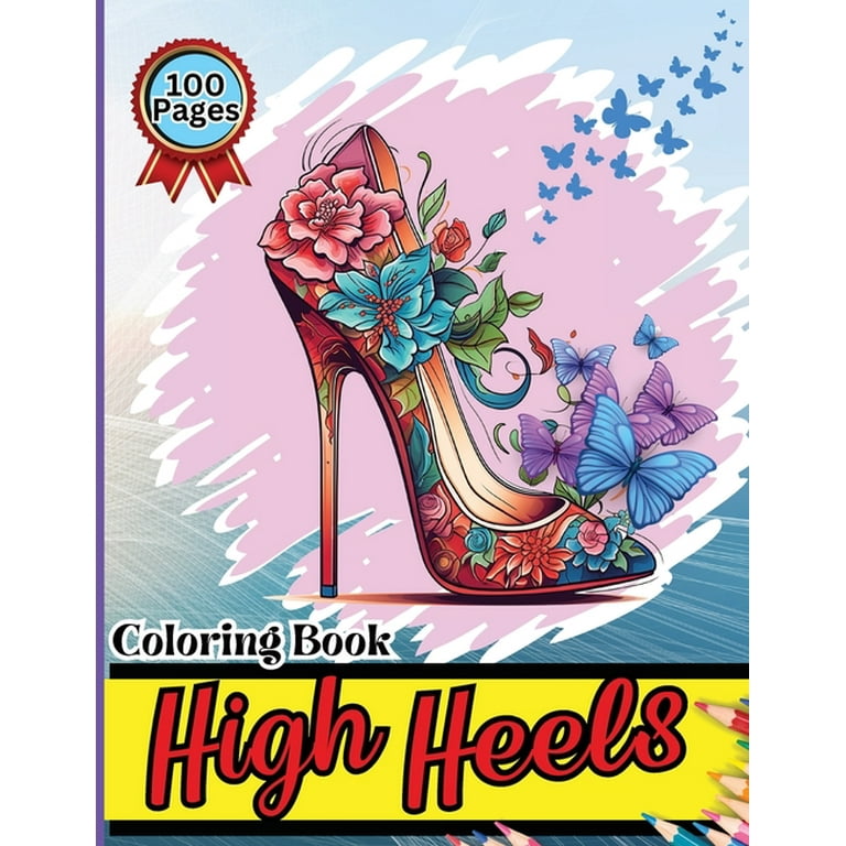 coloring book shoes