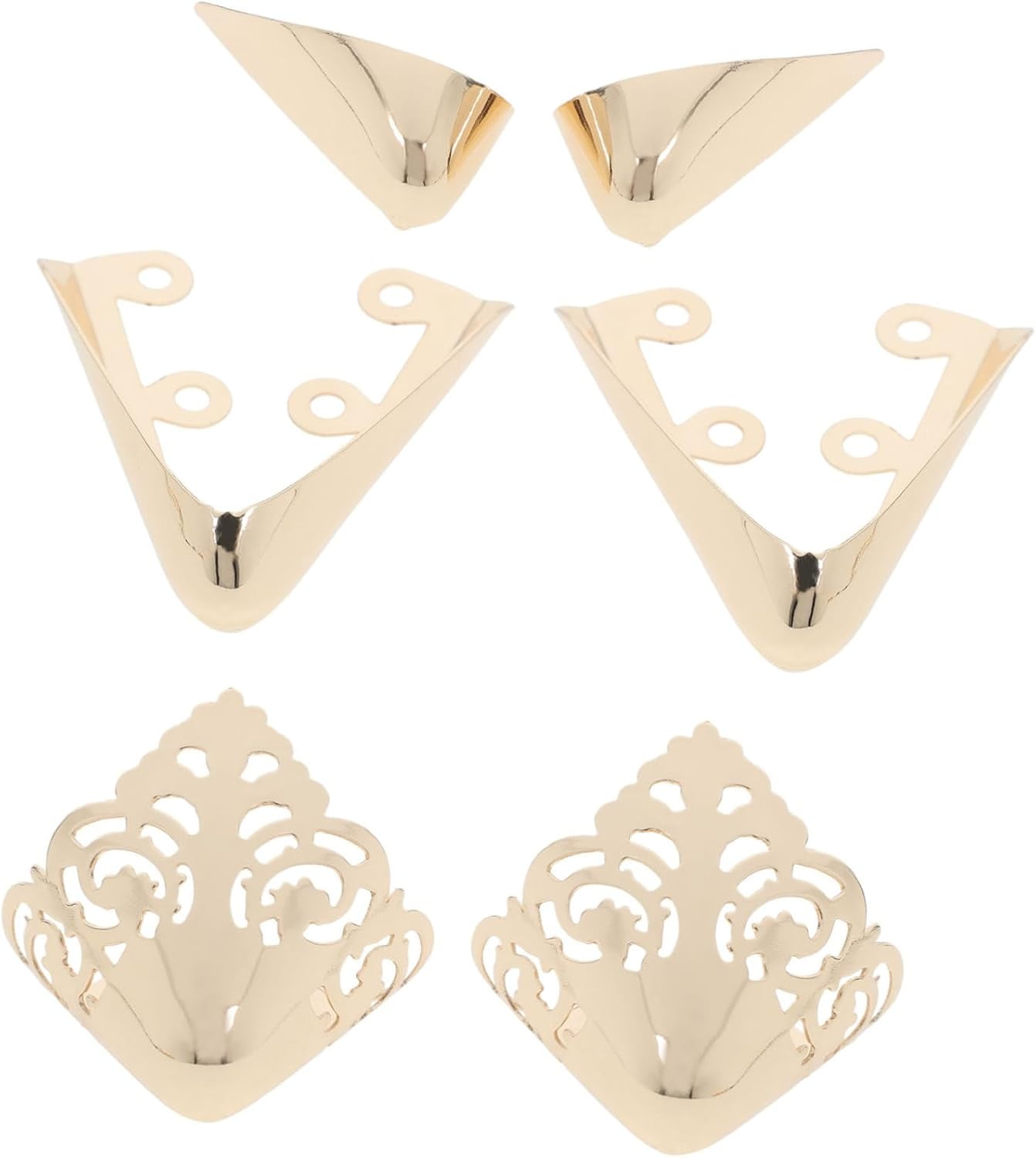 High Heels Pointed Toe Caps Set Metal Shoe Protectors Anti-kick Toe ...