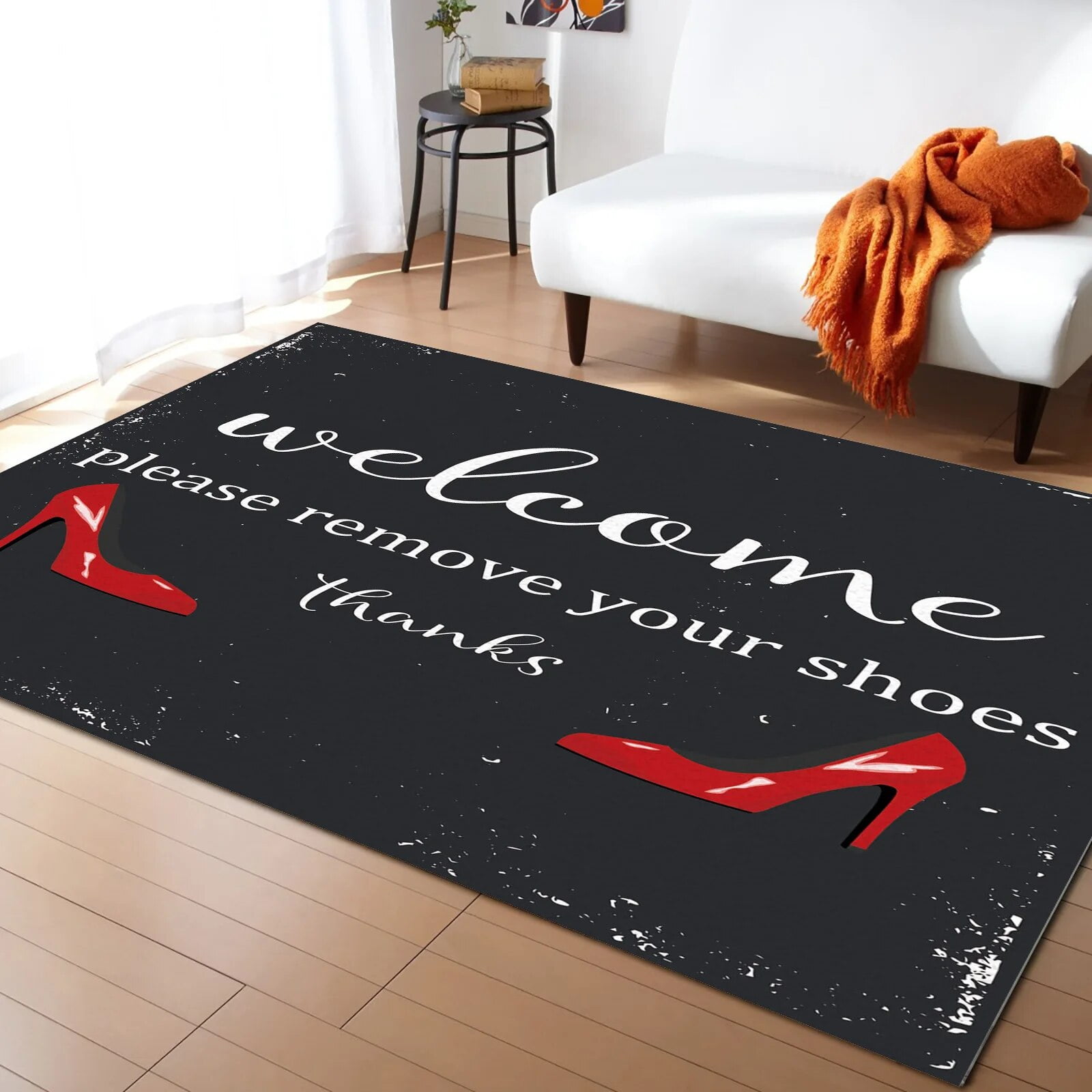 High Heels Red Shoes Living Room Carpet Coffee Table Floor Mat Study ...