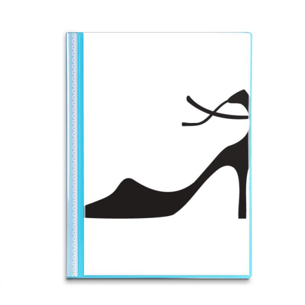 High Heels Simple Graphics Black Outline Book Sheet Protectors ...