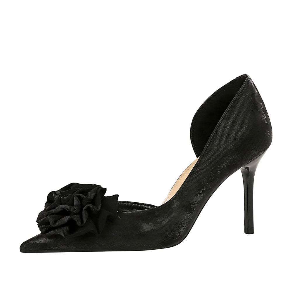 QIYULANC Red Sexy High Heels for Women Comfy Pointed Toe Stiletto Party ...