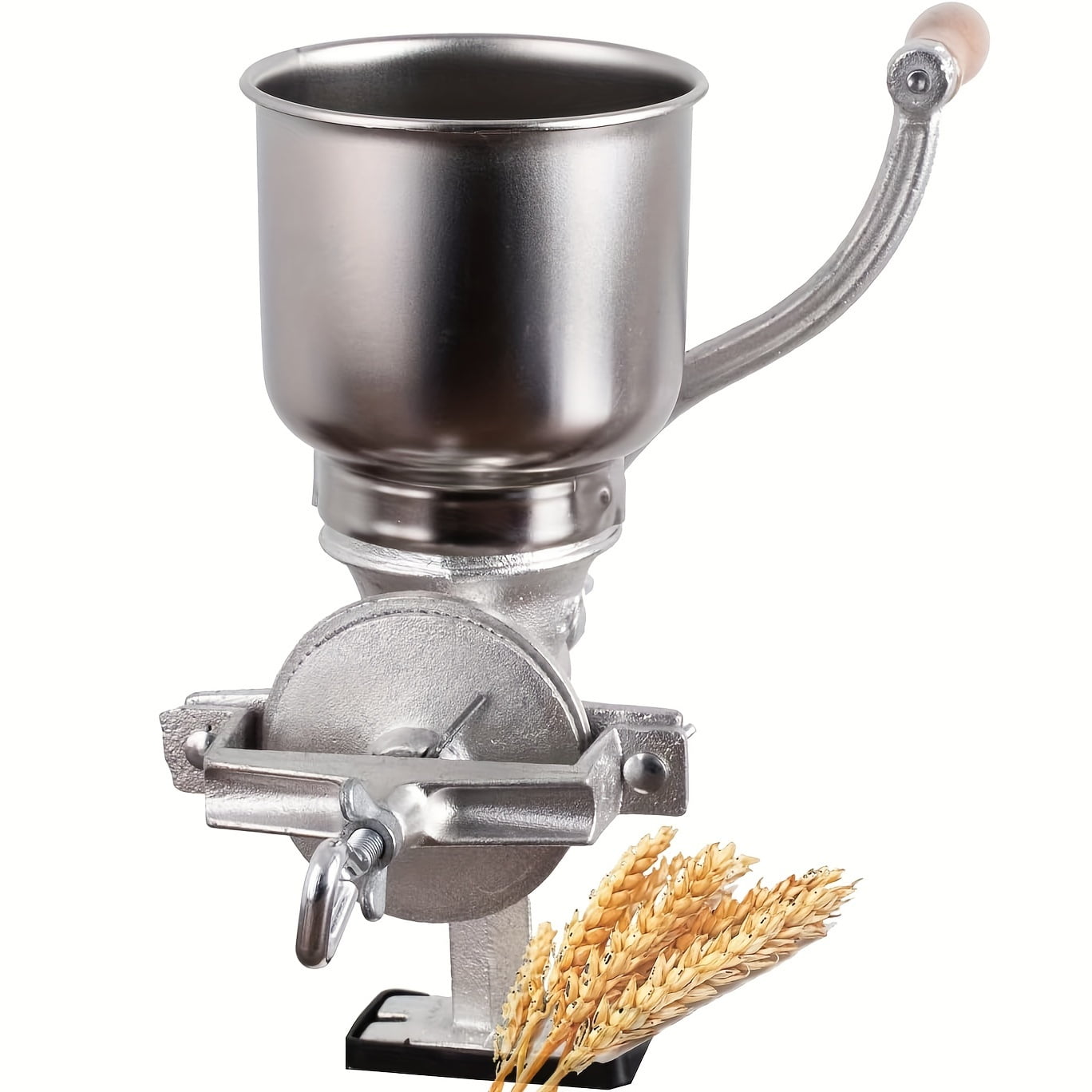 High Hopper Grain Mill Cast Iron Grain Grinder Manual Coffee Grinder ...