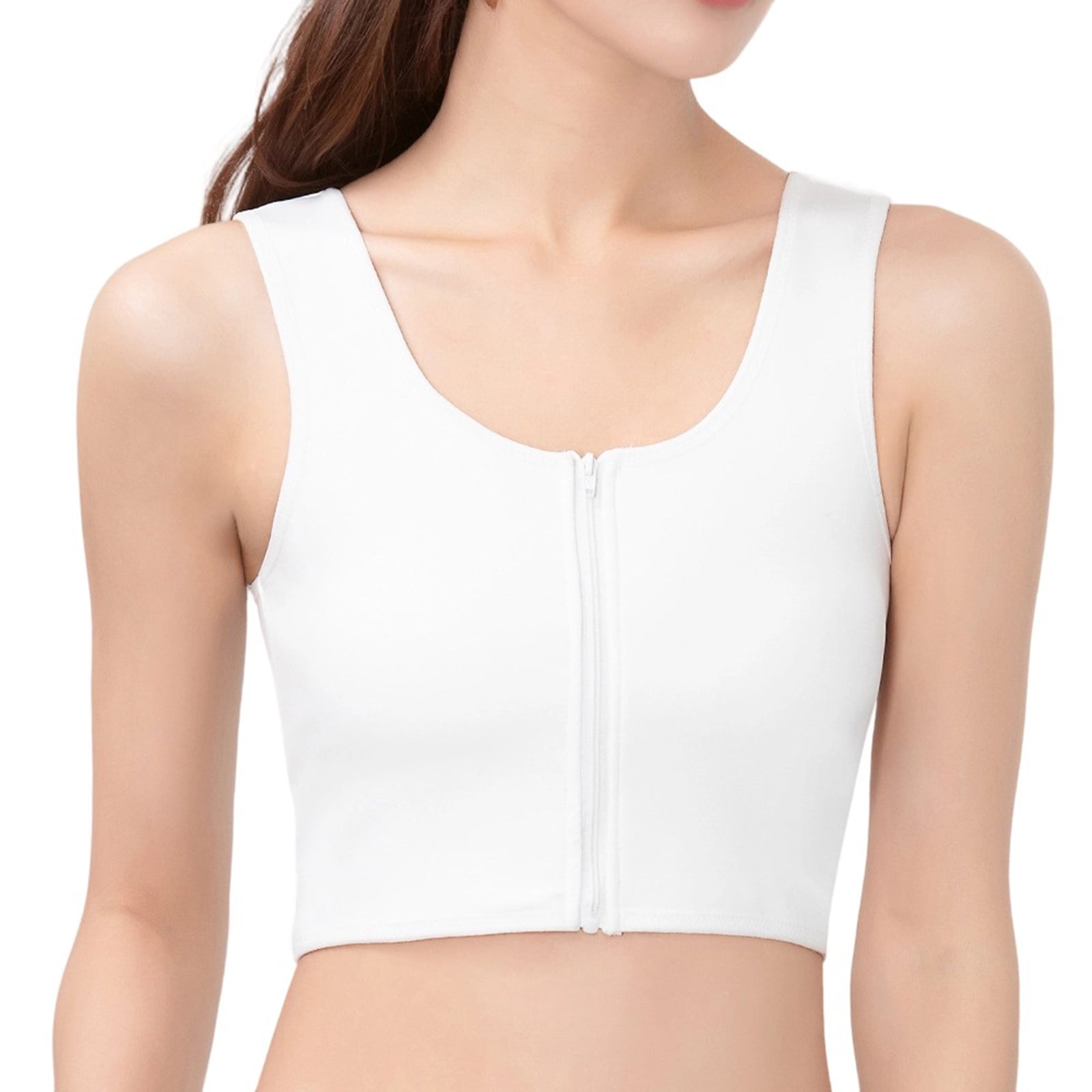 High Impacts Sports Bra Lightweight Shapewear Seamlessly Zipper Front ...