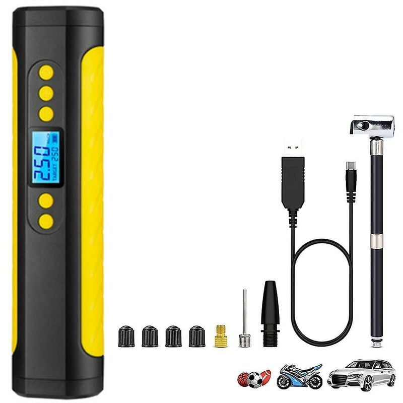 High Inflating Efficiency Portable Air Compressor, Digital Tire ...