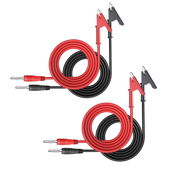 High Insulation Test Cables with Crocodile Clips for Multimeter ...