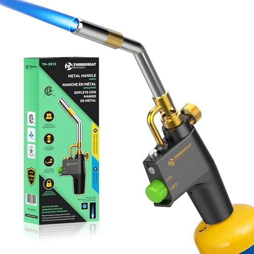 High-Intensity Propane Torch Head,Auto Trigger Start MAPP MAP Gas Torch ...