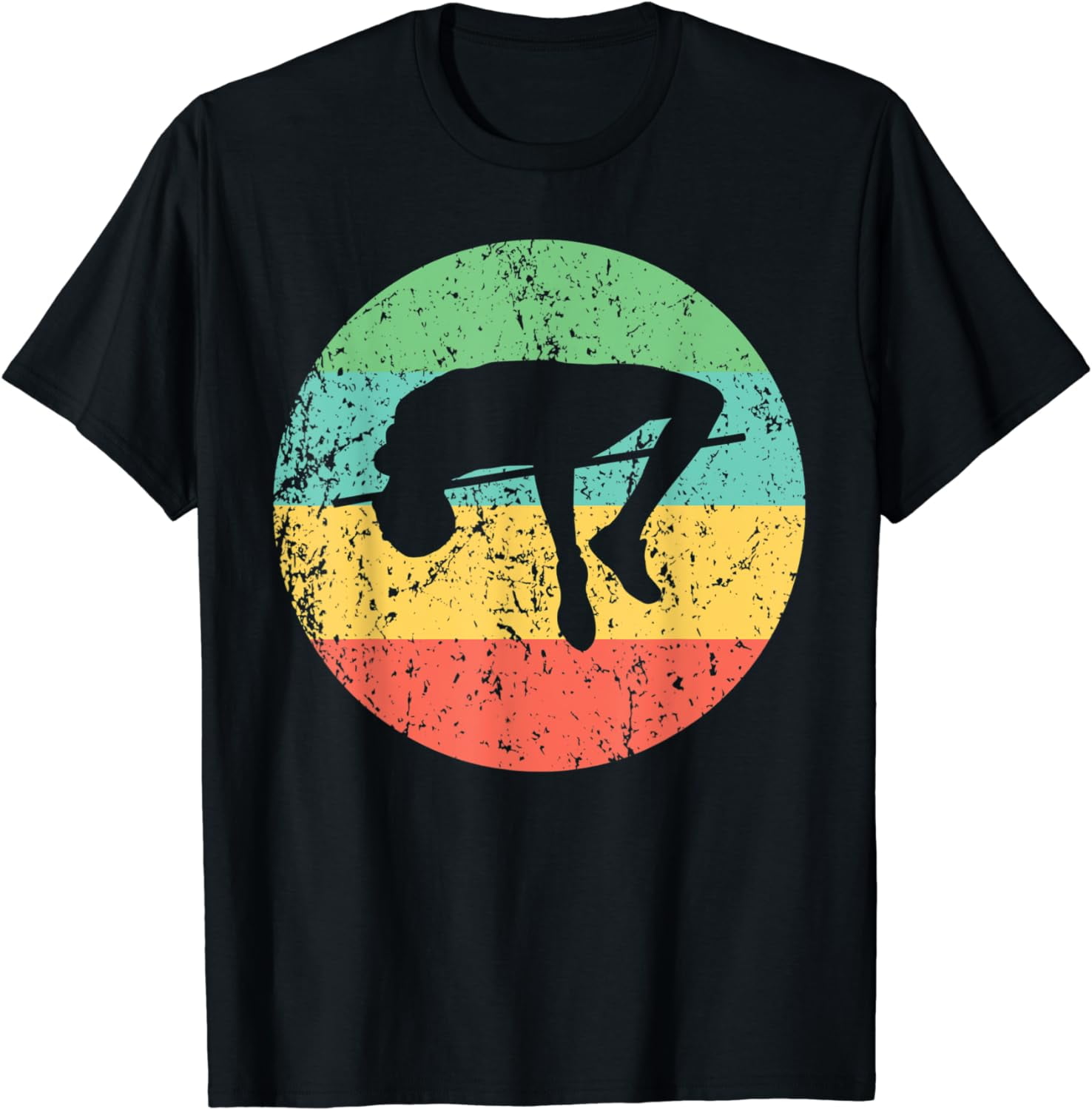 High Jump Vintage Retro Track And Field T-Shirt - Walmart.com