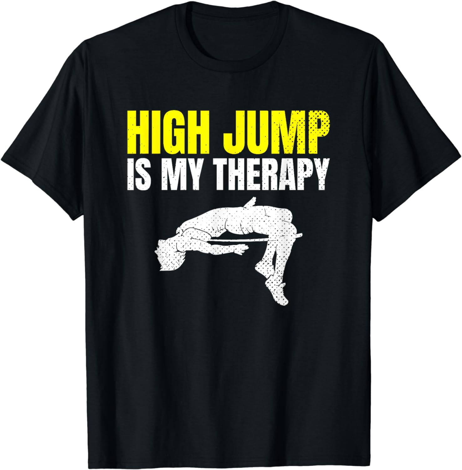 High Jumping Vintage Jumper Track And Field Funny High Jump T-Shirt ...