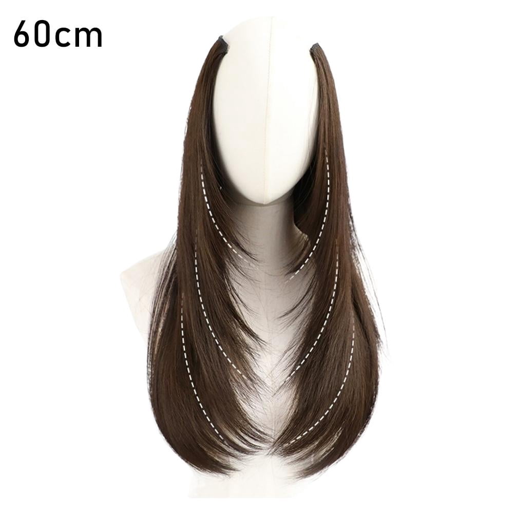 High-Layer Inner Curl [Light Brown] 60Cm (H) $ Wig High-Layer One-Piece ...