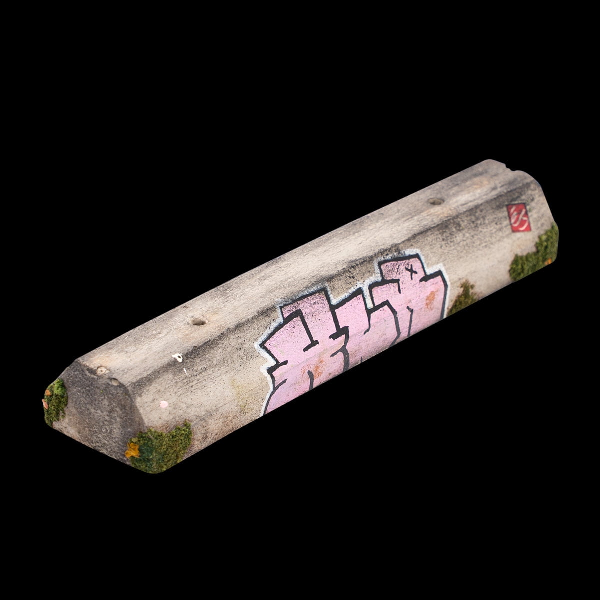 High Level Ramps Fingerboard Ramp - Cement Parking Block w/ Graffiti ...