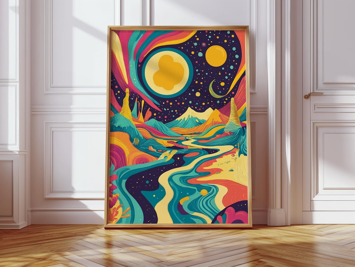 High On Life Trip Print, Surreal Whack Poster, Cool Prints, Pop Art ...