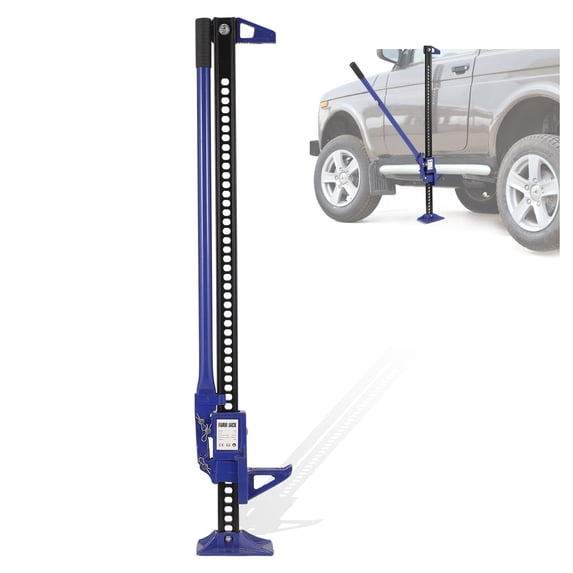 High Lift Farm Jack, 3 Ton (6000 lbs) Capacity Ratcheting Off Road ...