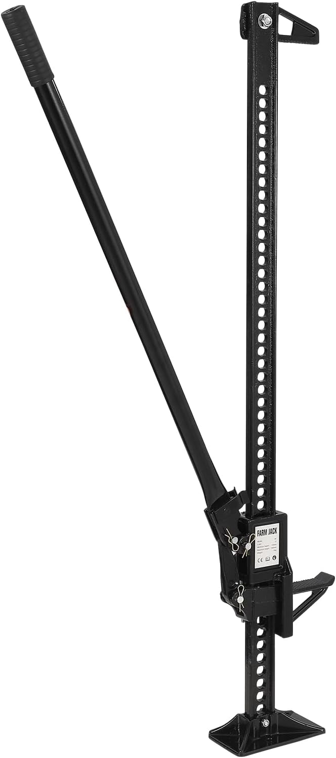 High Lift Farm Jack - 48" Ratcheting Utility Jack with 3 Ton (6,600 Lb ...