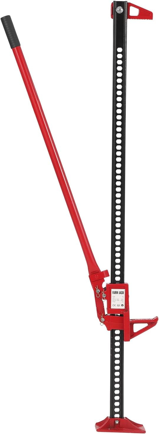 High Lift Farm Jack - 48" Ratcheting Utility Jack with 3 Ton (6,600 Lb ...