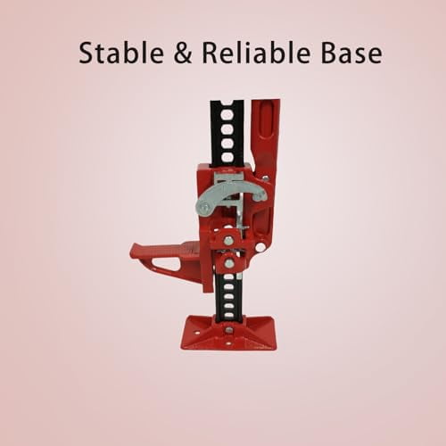 High Lift Farm Jack 48 inch Ratcheting Off Road Utility Farm Jack, 3 ...