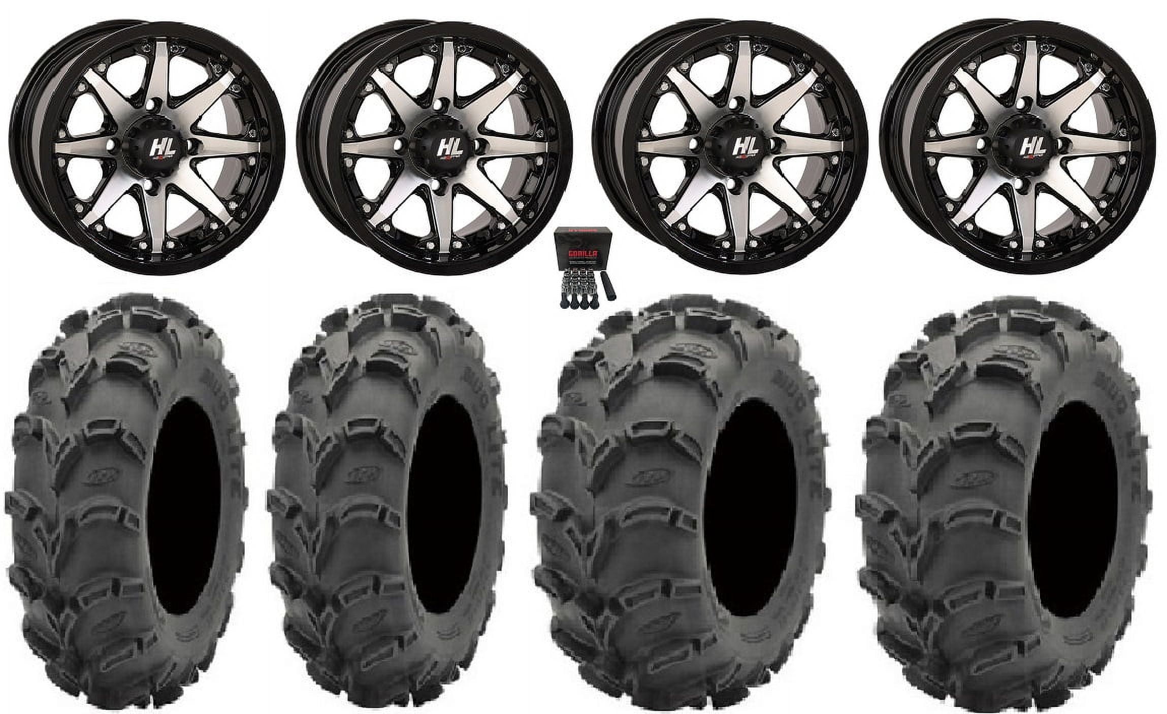 High Lifter HL10 12" Wheels Mh 25" Mud Lite XL Tires Honda Foreman ...