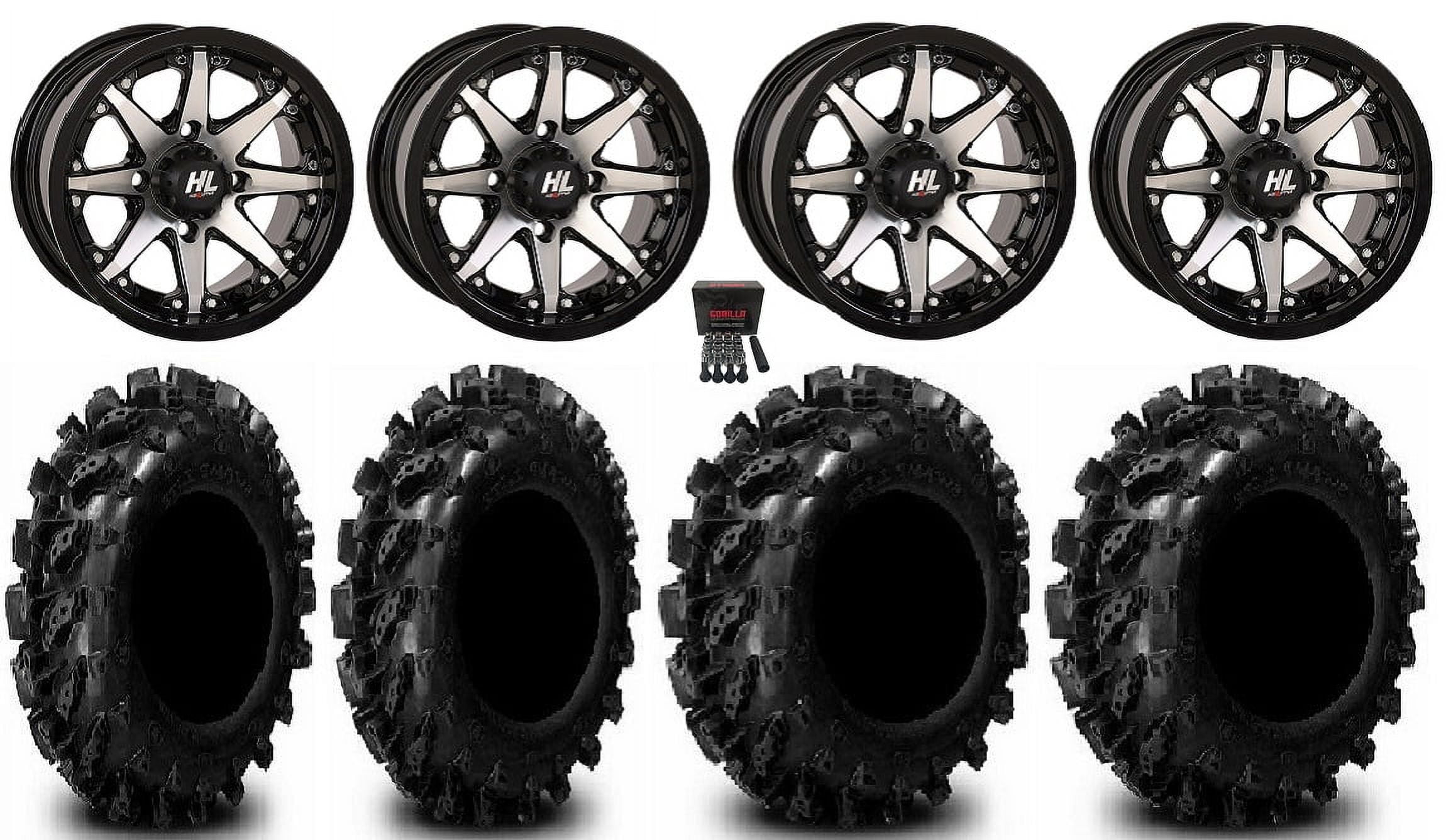 High Lifter HL10 12" Wheels Mh 25" Swamp Lite Tires Honda Foreman ...