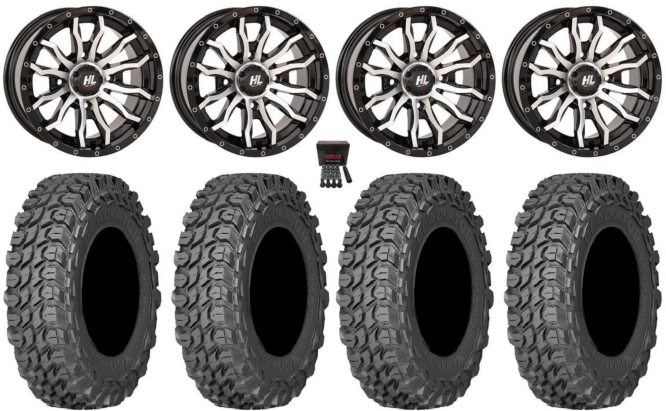 High Lifter HL21 14" Wheels Machined 32" X Comp ATR Tires Can-Am ...