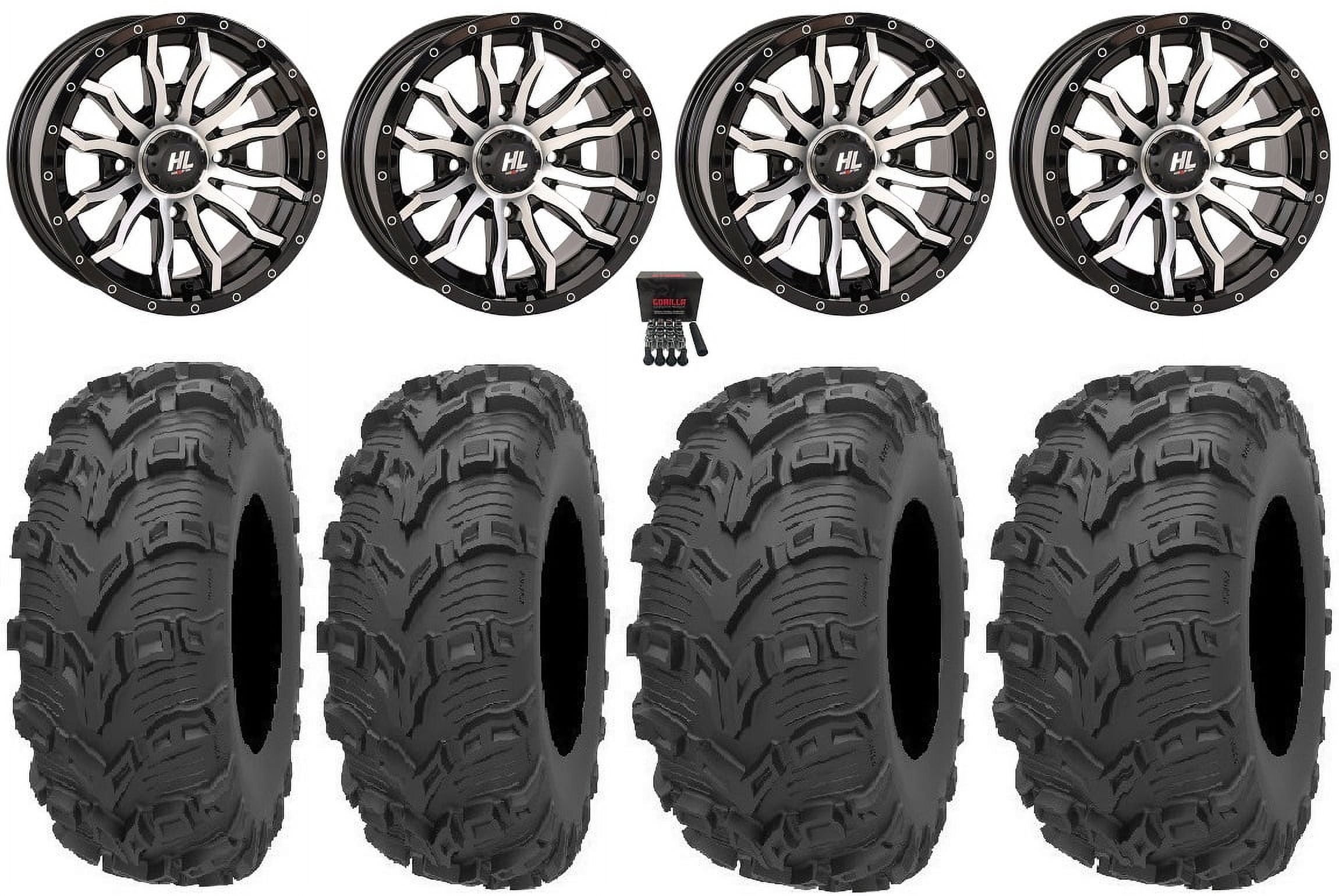 High Lifter HL21 14" Wheels Mh 28" Bear Claw EVO Tires Sportsman RZR ...