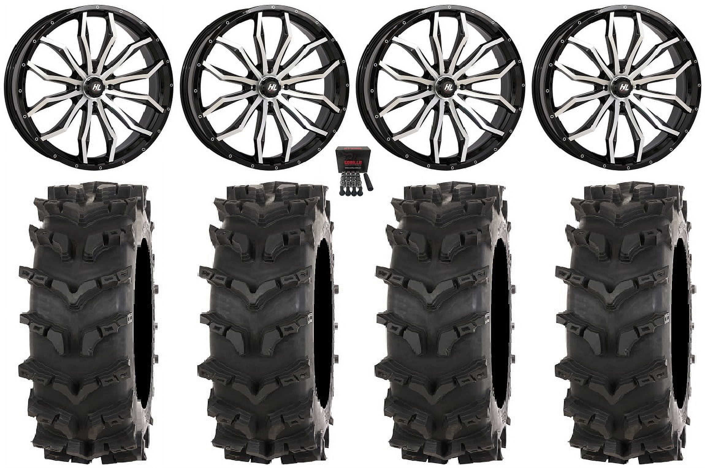 High Lifter HL21 20" Wheels Mh 35" Out&Back Max'd Tires Can-Am ...