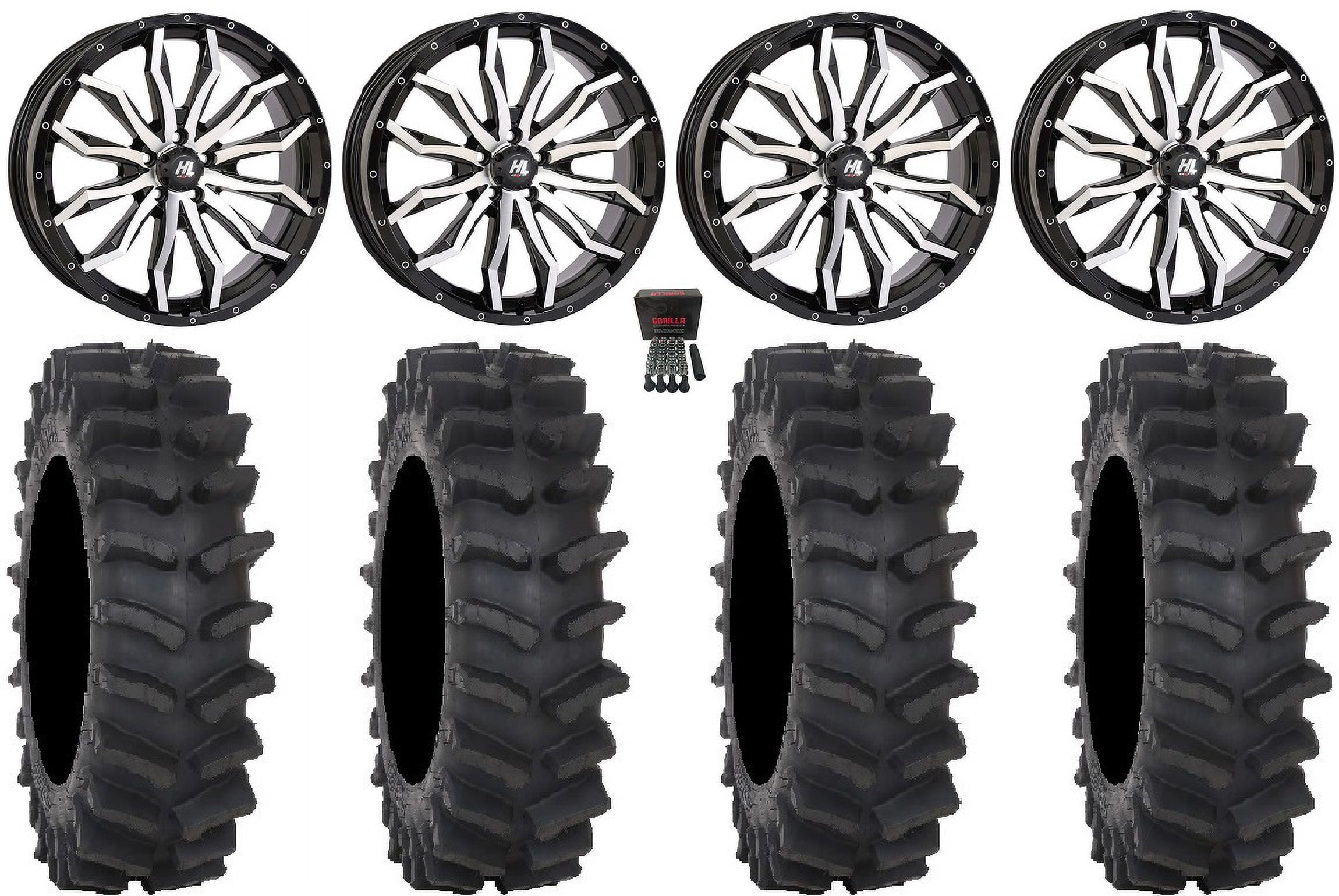High Lifter HL21 20" Wheels Mh 36" XM310R Tires Polaris RZR Turbo R ...