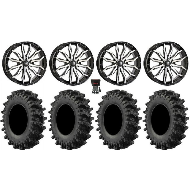 High Lifter HL21 24" Wheels Mh 45" MotoSlayer Tires Polaris RZR Turbo R ...