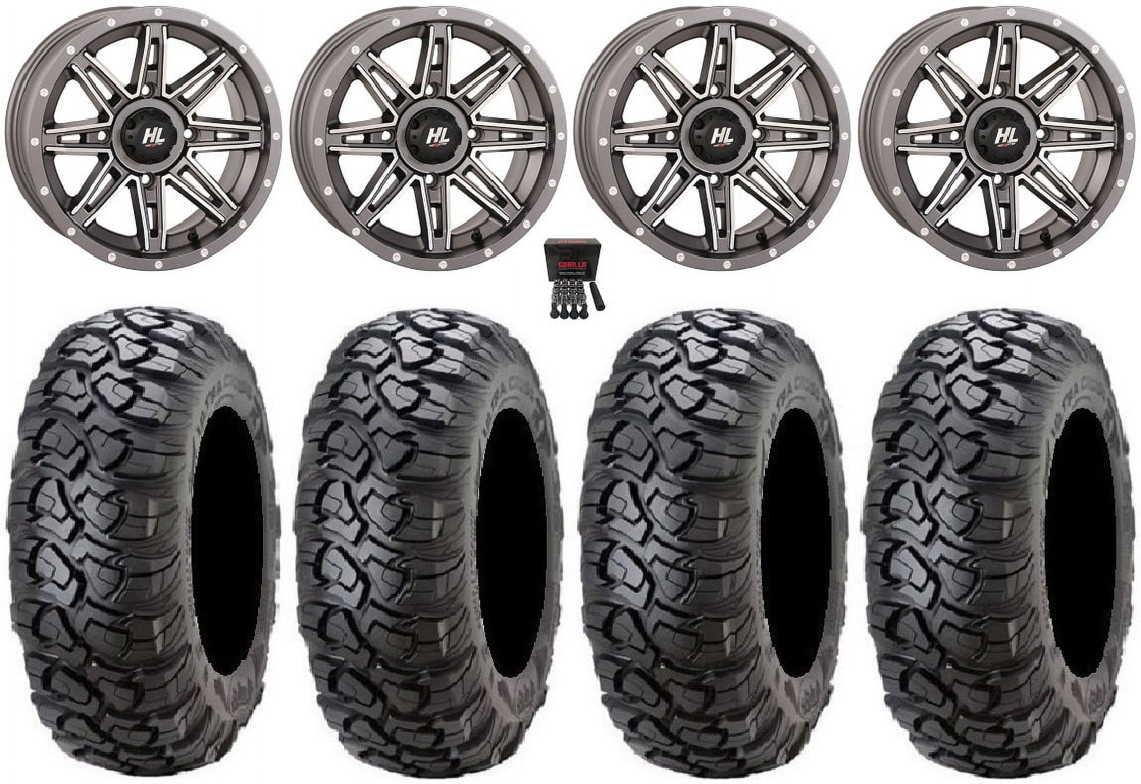 High Lifter HL22 14" Wheels Gunmetal 30" Ultracross Tires Can-Am ...