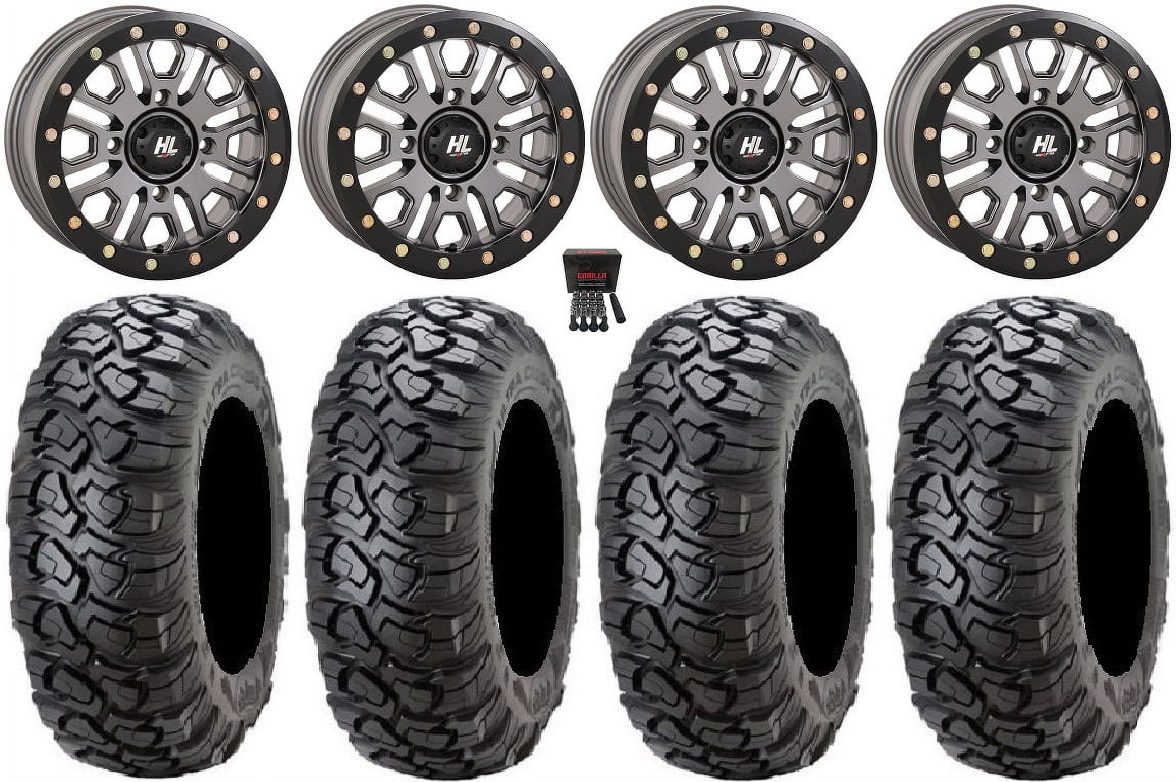 High Lifter HL23 Bdlk 15" Wheels Gm 32" Ultracross Tires Can-Am ...