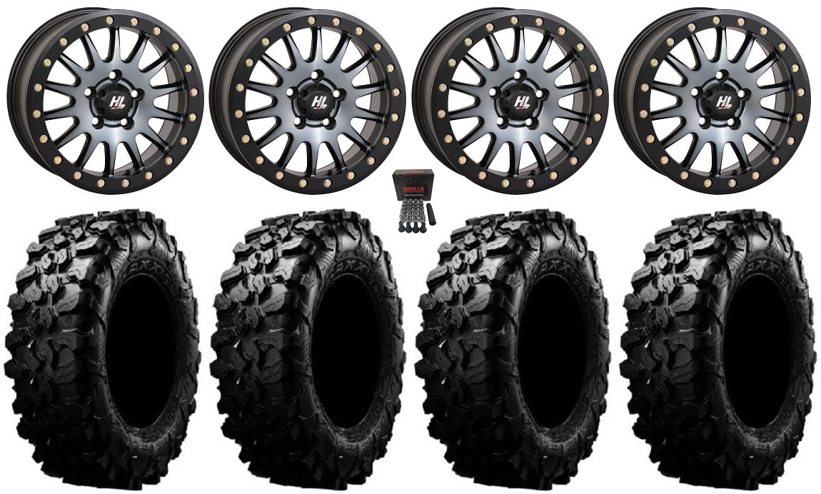 High Lifter HL24 Beadlock 15" Wheels Dark Tint 32" Carnivore Tires ...