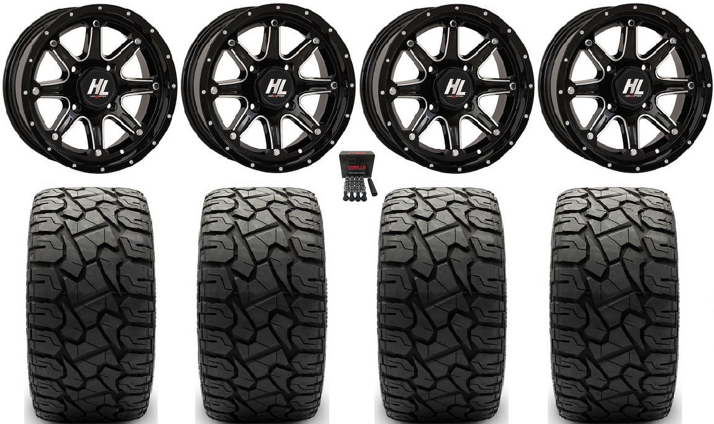 High Lifter HL4 12" Wheels Mh 23" X Comp X/T Tires Polaris RZR 170 ...