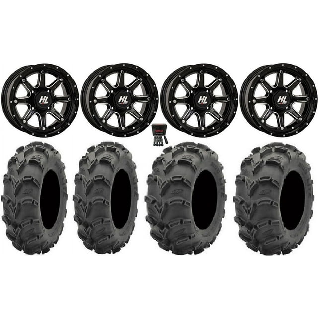 High Lifter HL4 12" Wheels Mh 25" Mud Lite XL Tires Honda Foreman ...