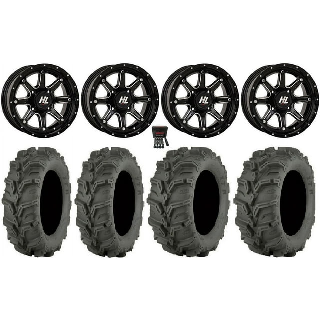 High Lifter HL4 12" Wheels Mh 25" Mud Lite XTR Tires Honda Foreman ...