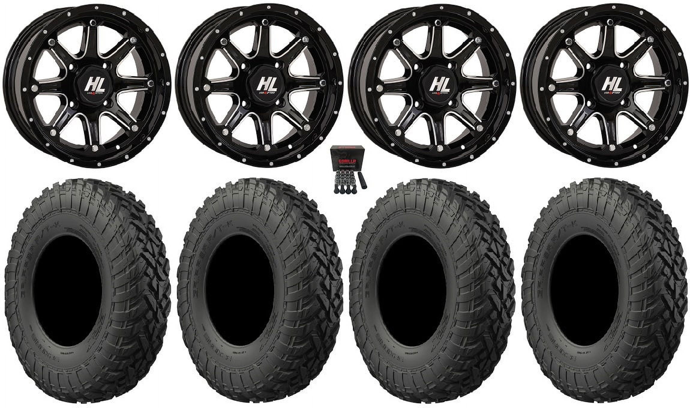 High Lifter HL4 14" Wheels Mh 32" Gripper T/R/K Tires Yamaha Viking ...