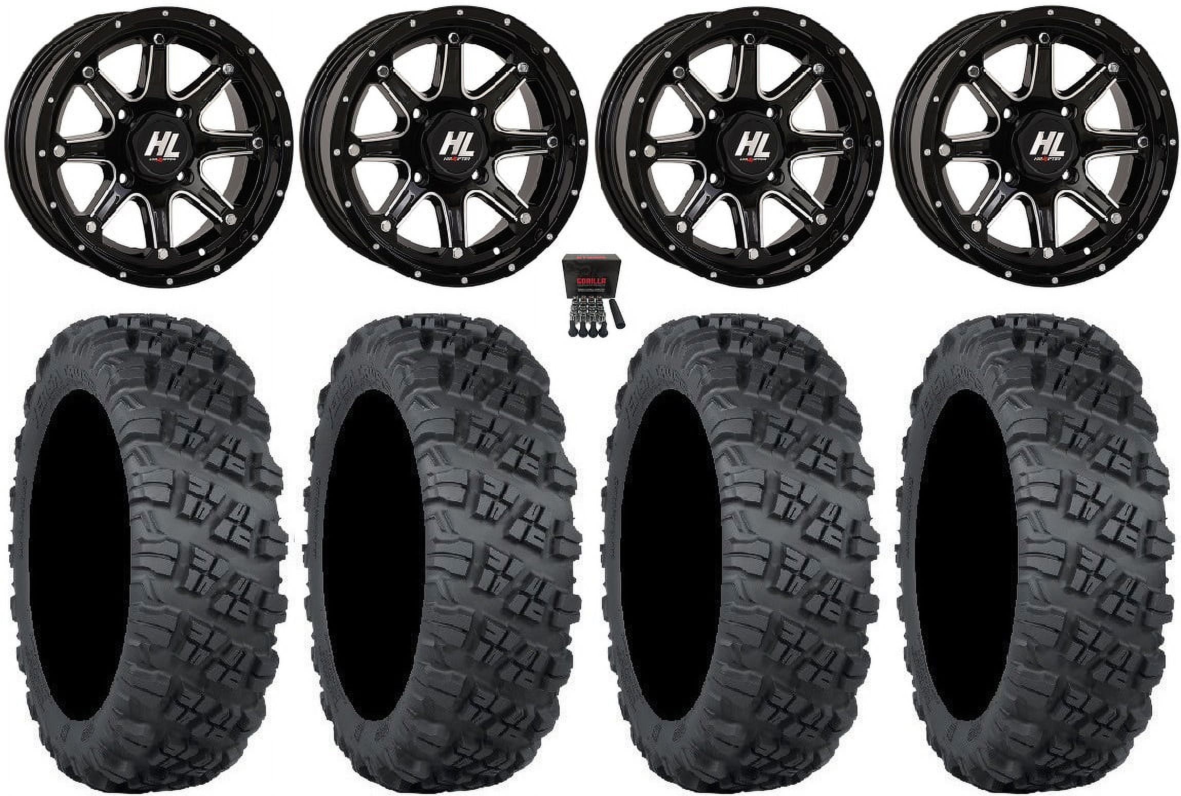 High Lifter HL4 14" Wheels Mh 32" Versa Cross V3 Tires Sportsman RZR ...
