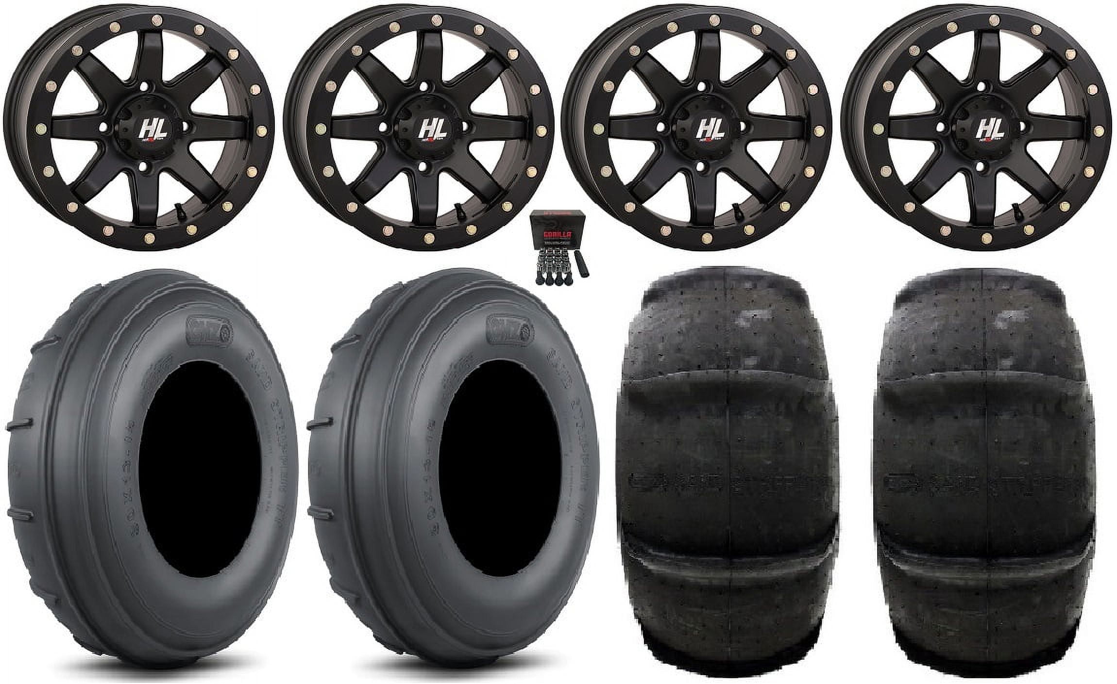 High Lifter HL9 Bdlk 15" Wheels Bk 30" Sand Strip TT/XL Tires ...