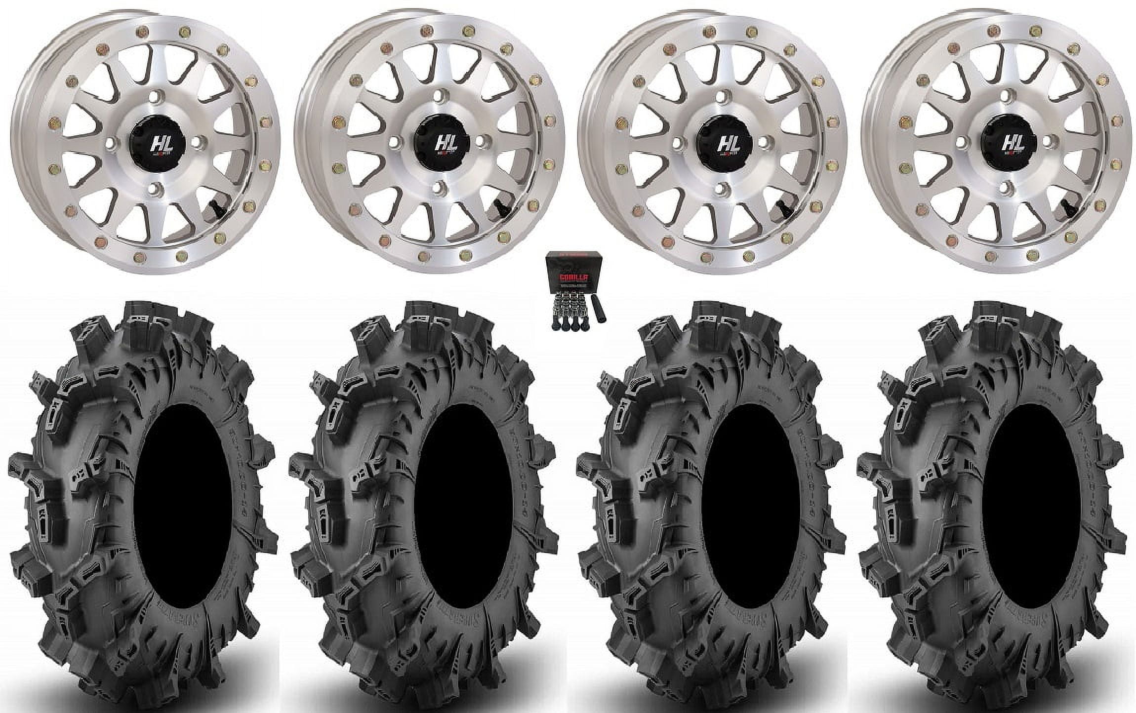 High Lifter HLA1 Bdlk 14" Wheels Mh 28" Terminator Max Tires ...