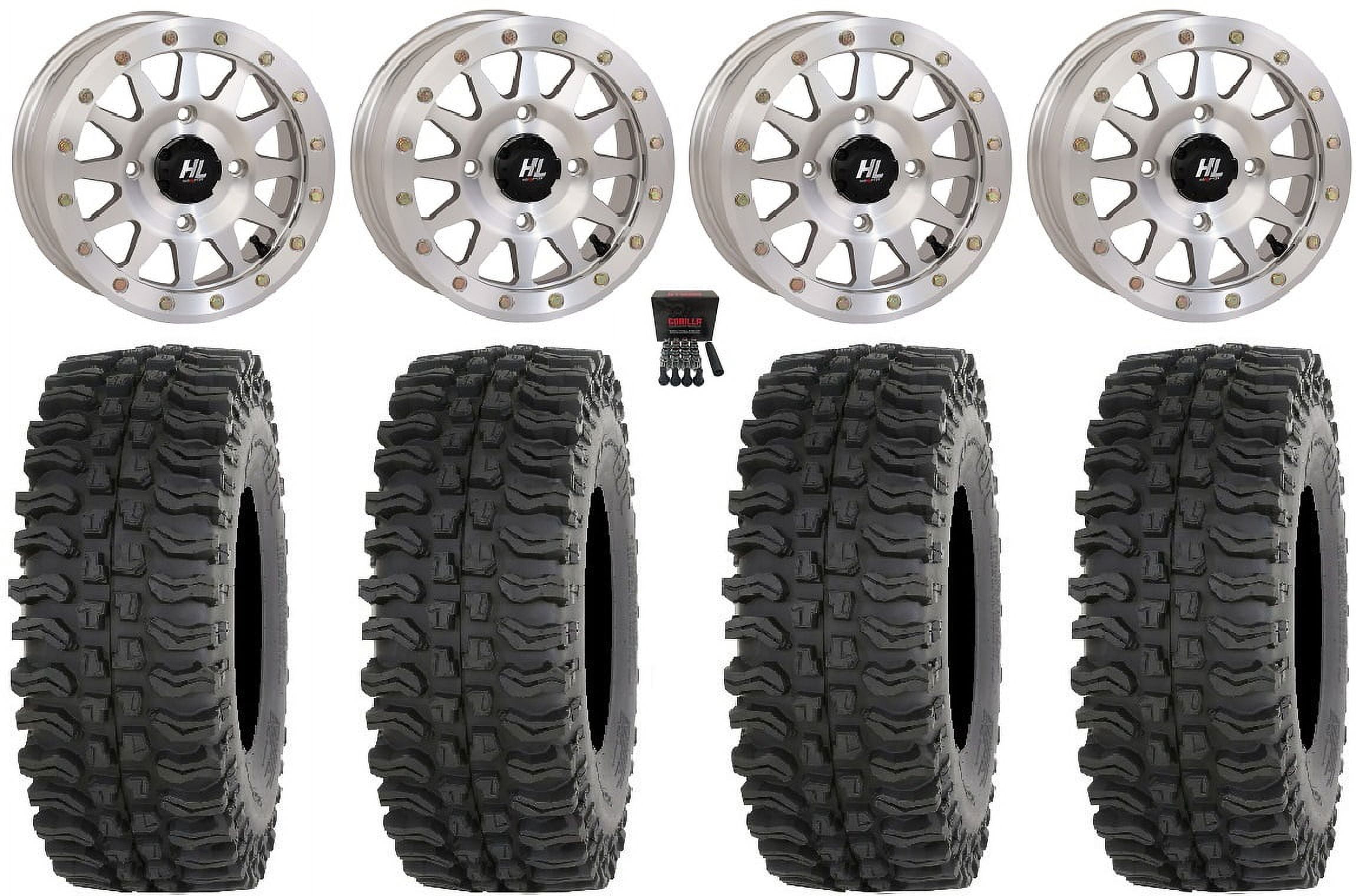 High Lifter HLA1 Bdlk 14" Wheels Mh 30" BDC Tires Sportsman RZR Ranger ...
