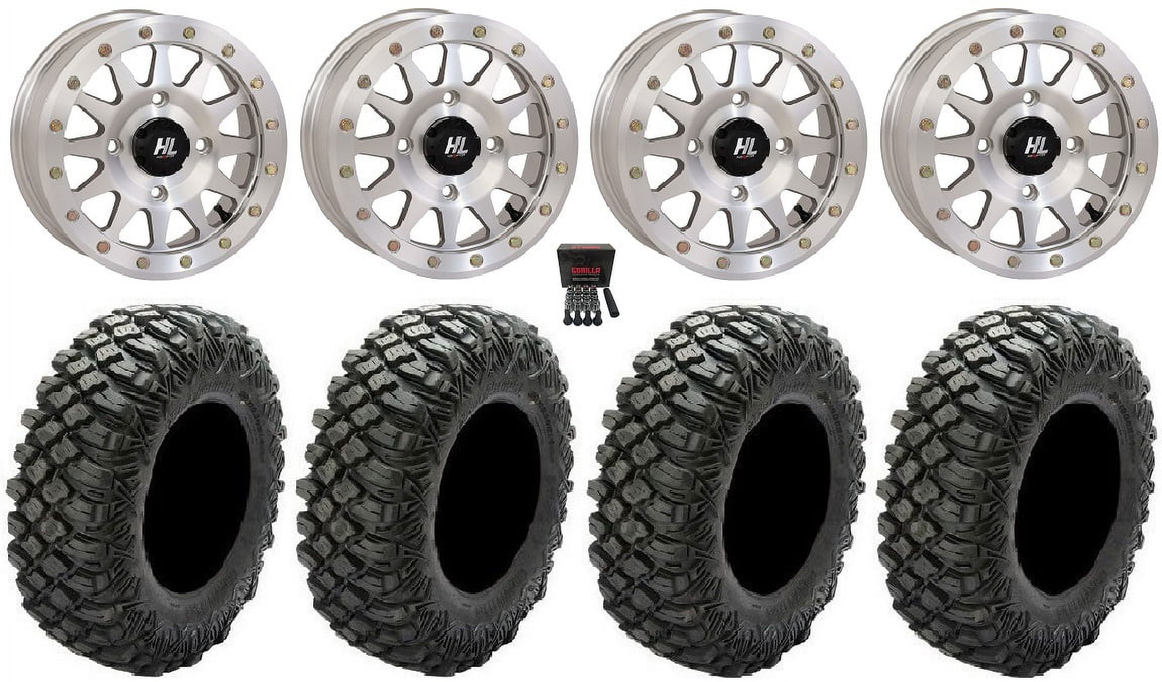 High Lifter HLA1 Bdlk 14" Wheels Mh 32" Crawler XG Tires Can-Am ...