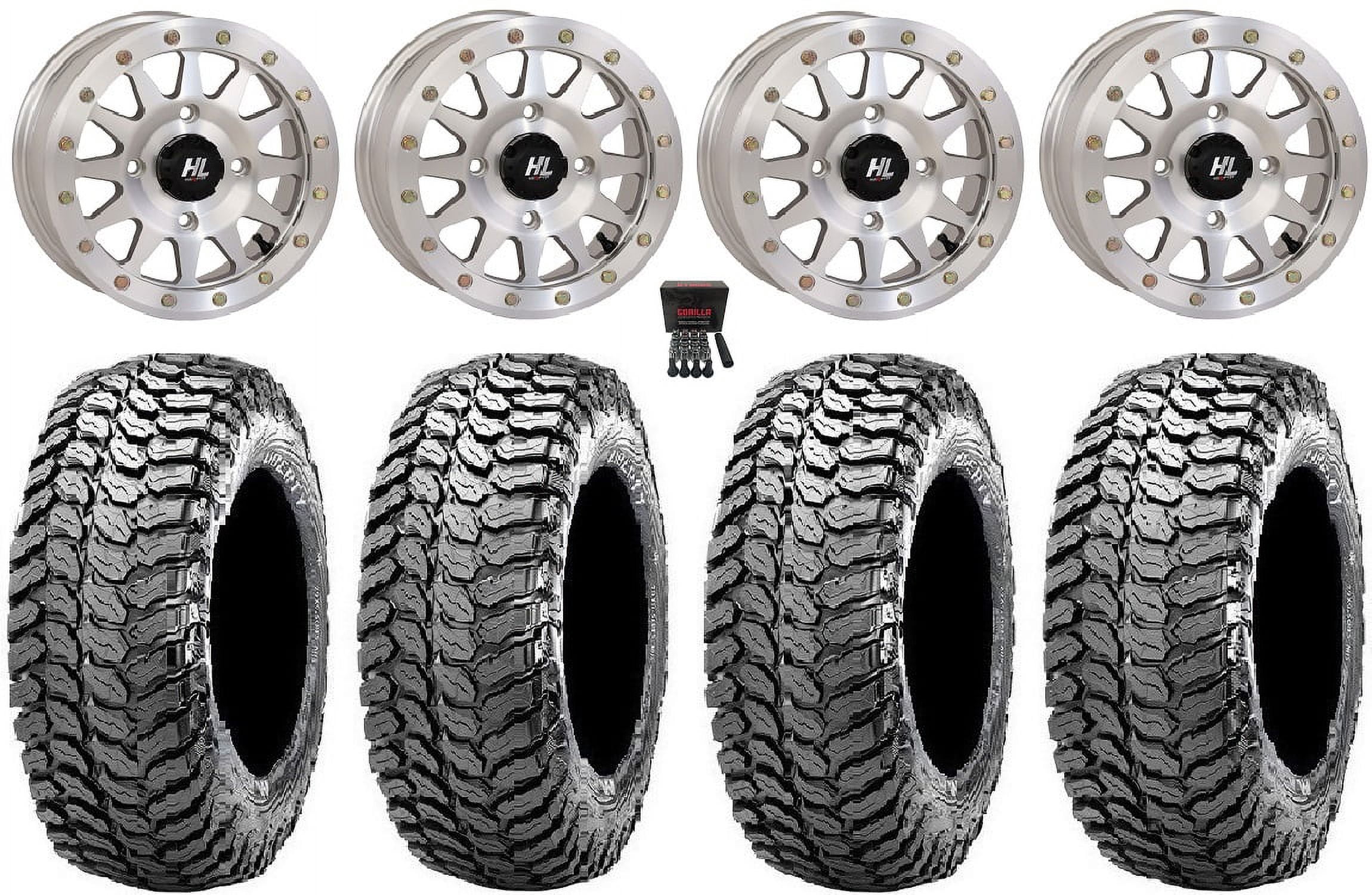 High Lifter HLA1 Bdlk 14" Wheels Mh 32" Liberty Tires Can-Am Maverick ...